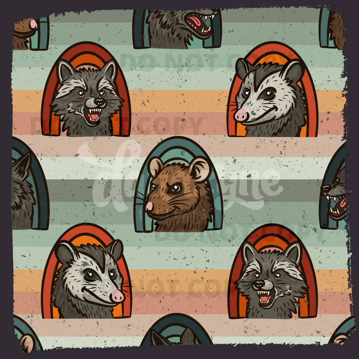 Chroma Trash Critters Seamless – Danazyne